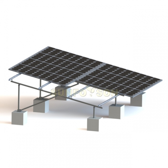Concrete Based Ground Mounting,Ground Screw Solar Mounting,PV Mounting ...