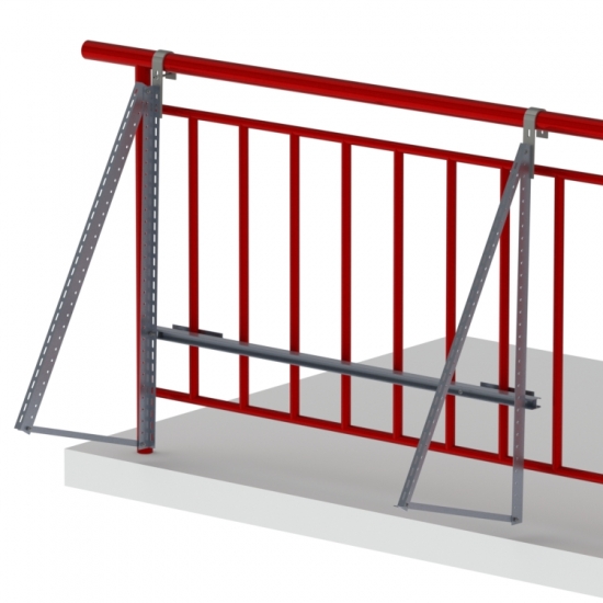 customized SFS-YT-02 Balcony Solar Bracket,Adjustable SFS-YT-02 Balcony ...