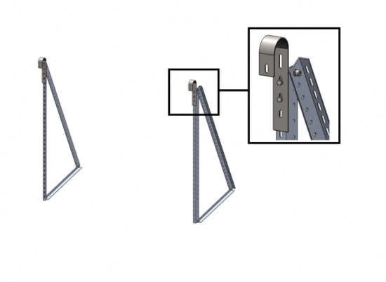 customized SFS-YT-02 Balcony Solar Bracket,Adjustable SFS-YT-02 Balcony ...